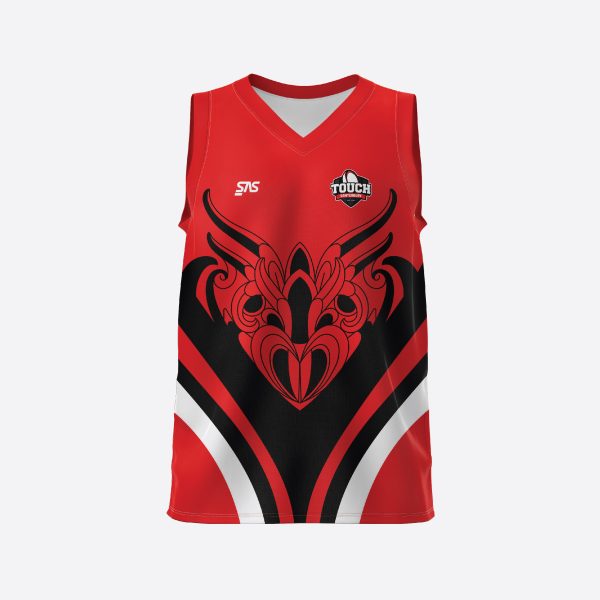Touch Canterbury Men’s Playing Red Singlet – SAS Sport