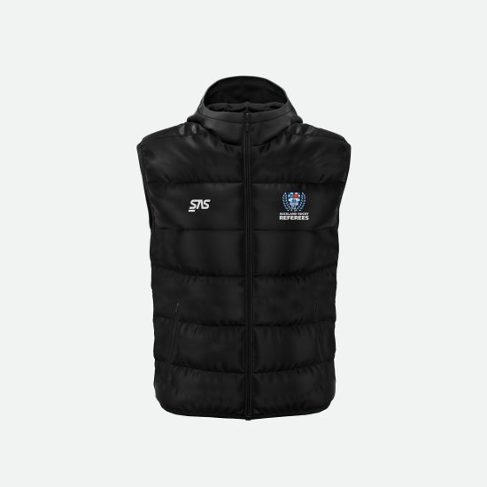 AUCKLAND RUGBY REFEREE ASSOCIATION PUFFER VEST – SAS Sport